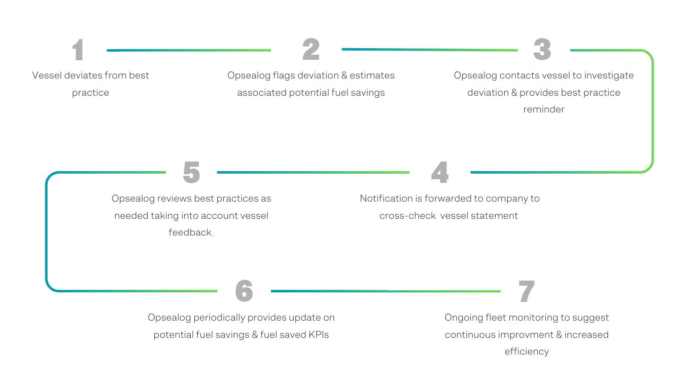 Optimizing Vessels' Fuel Efficiency: A Data-Driven Case Study